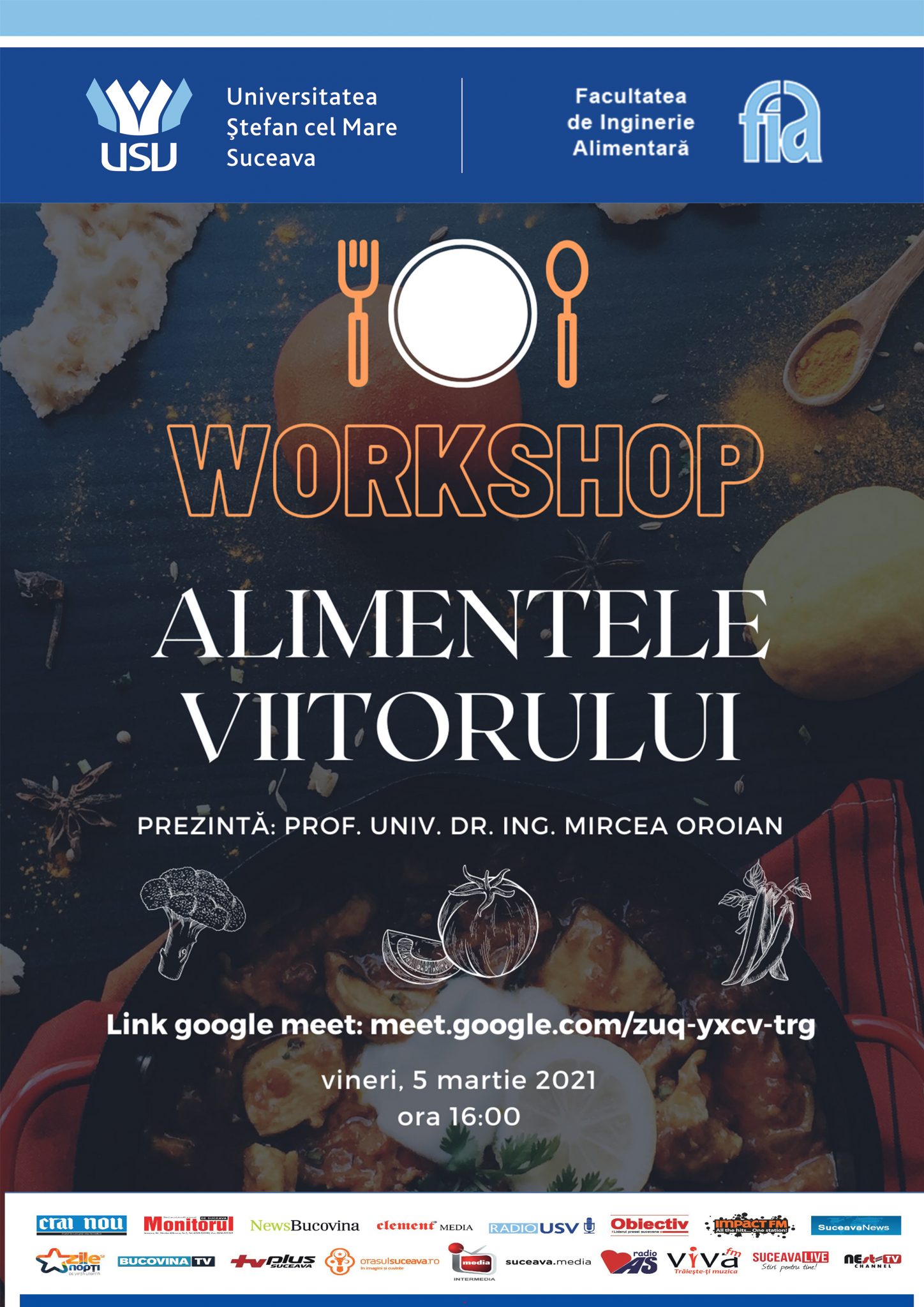 Alimentele viitorului - Workshop desfășurat în cadrul Zilelor USV - FIA